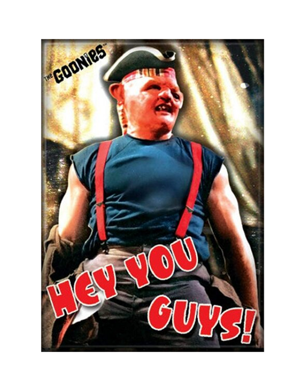 Goonies Sloth Hey You Magnet 2.5" x 3.5" - The Simple Man