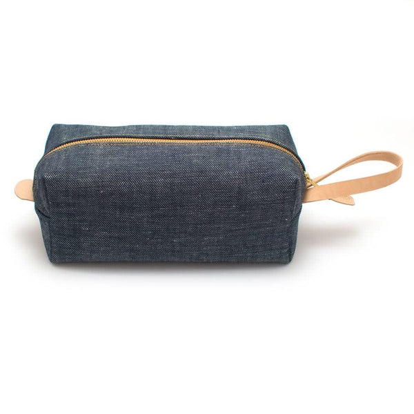 Japanese Denim Travel Kit – Rugged & Refined | Made in USA - The Simple Man