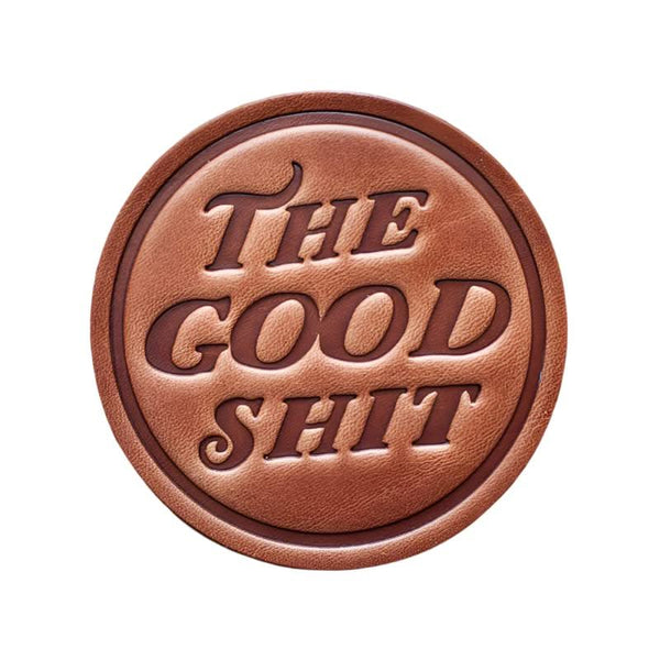 The Good Sh*t Leather Coaster - Sugarhouse - The Simple Man
