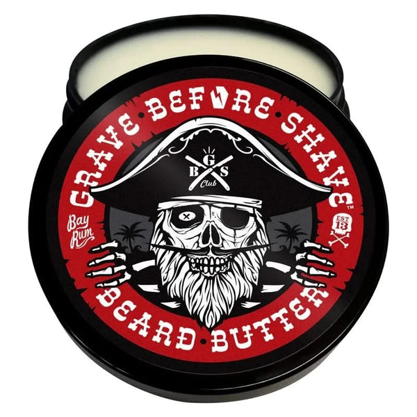 Grave Before Shave Beard Butter - Bay Rum 4oz - The Simple Man